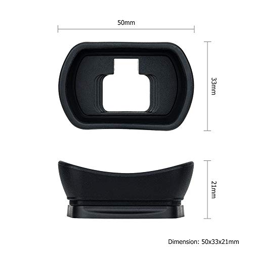 Soft Silicon Camera EVF Viewfinder Eyecup Eyepiece Eyeshade for Nikon Z5 Z6 Z7 Z6II Z7II Replaces Nikon DK-29 Eye Cup Protector (Does Not Fit Z9!)