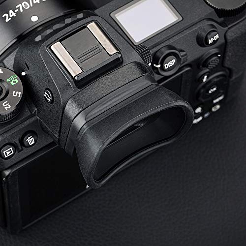 Soft Silicon Camera EVF Viewfinder Eyecup Eyepiece Eyeshade for Nikon Z5 Z6 Z7 Z6II Z7II Replaces Nikon DK-29 Eye Cup Protector (Does Not Fit Z9!)