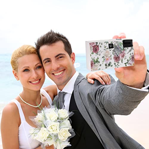 10 Pack Disposable Camera for Wedding Bulk, 34mm Single Use Camera Bulk with Flash and Hand Strap Disposable Cameras One Time Camera for Gathering Wedding Travel Party Supply (Black and White Film)