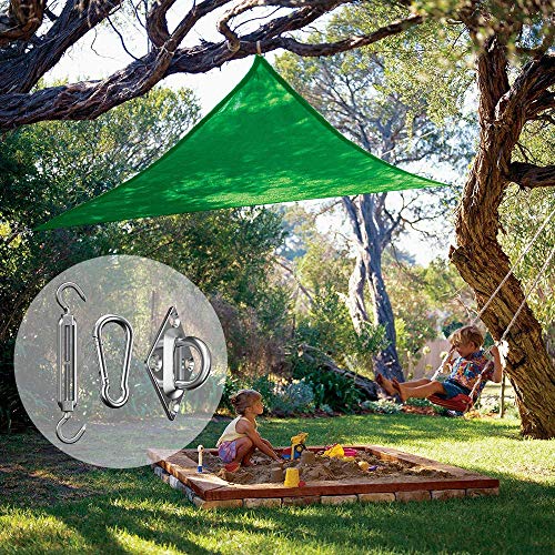 Sun Shade Sail Hardware Kit 5 Inch for Triangle Rectangle Outdoor Sun Shade Sails Installation in Patio Lawn and Garden, Anti-Rust Stainless Steel Sail Shade Hardware Kit of Heavy Duty (40Pcs)