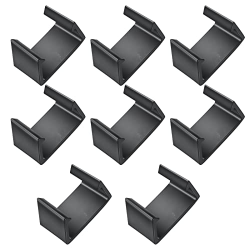 Auzfy 8 PCS Outdoor Furniture Clips, Wicker Sectional Patio Furniture Clips, Wicker Furniture Clamps Connectors, Connect Sectional Patio Couch Furniture