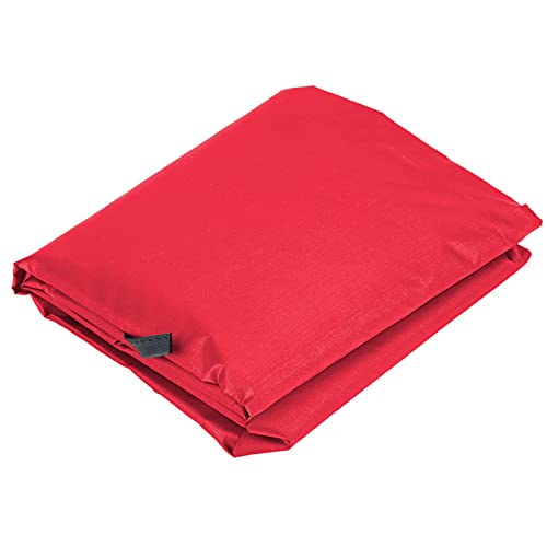 Outdoor Swing Cushion Cover 3 Seater Swing Chair Cushion Replacement Sleeve Swing Seat Pads Cushion Cover Replacement for Patio Garden Yard(Red)