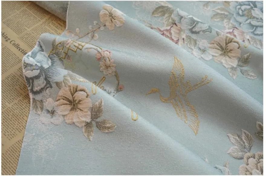 XMTXZYM 2 Meter Retro Yarn Dyed Jacquard Fabric Women's Autumn Winter Dress DIY Sewing Fabric
