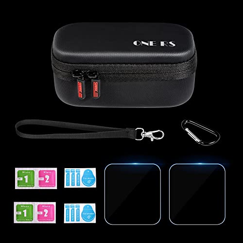 Tomat Camera Carrying Case+Tempered Glass Screen Protector for Insta360 ONE RS Camera