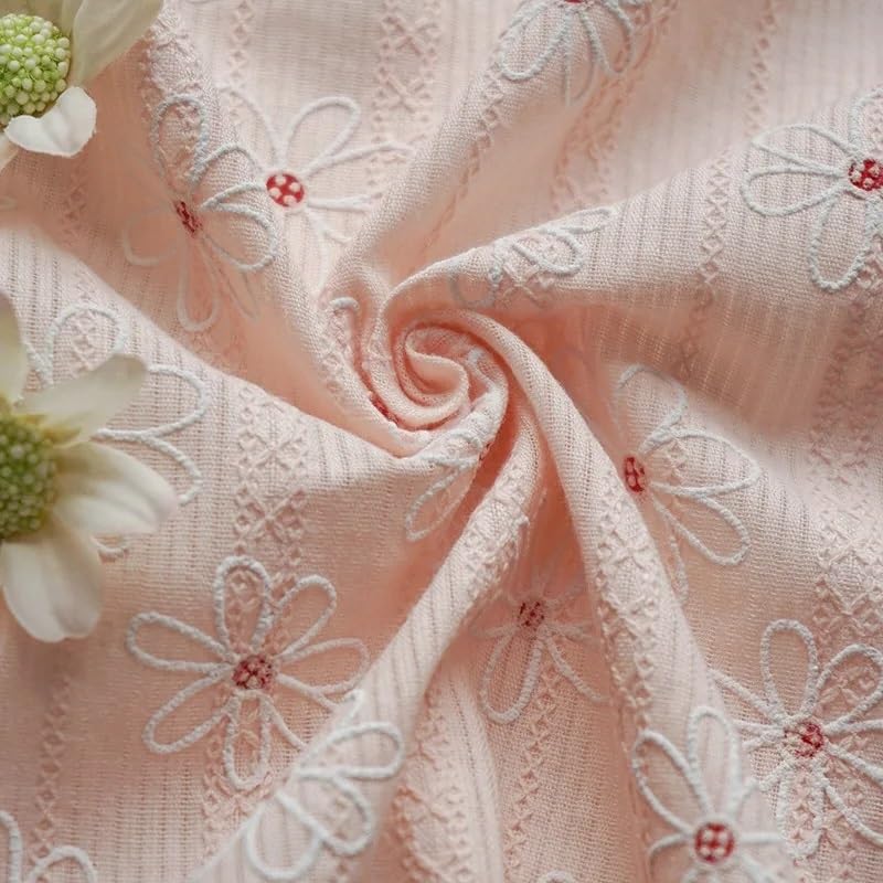 XMTXZYM 5 Meter Printed Jacquard Fabric Curtain Tablecloth Dress Children's Clothing Handmade DIY Fabric