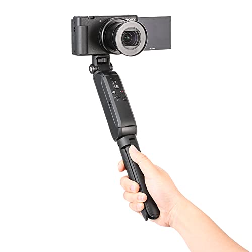MT-40 Remote Shooting Grip Extendable Vlogging Grip Handle Tripod Camera Selfie Video Recording Accessorries for Sony ZV-1, A7C, A7R IV, RX100 VII, RX100M7, A7 III, A7R III, A7R IV, A9