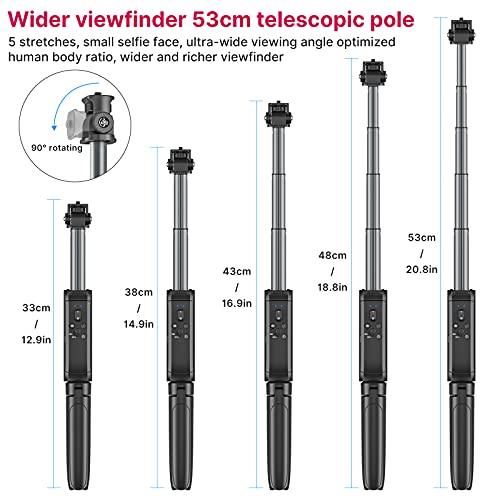 MT-40 Remote Shooting Grip Extendable Vlogging Grip Handle Tripod Camera Selfie Video Recording Accessorries for Sony ZV-1, A7C, A7R IV, RX100 VII, RX100M7, A7 III, A7R III, A7R IV, A9