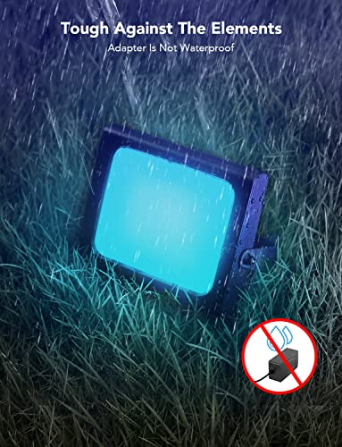 Govee Outdoor Lights, Flood Lights Uplight 2 in 1, LED Landscape Lighting, Low Voltage Landscape Lights, IP65 Pathway Lights with App Control, 35 Scene Modes, Patio Lights, Garden Yards, Wired 2 Pack