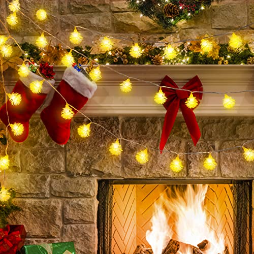 ACPOP String Lights,50 LED Outdoor Patio Lights,Christmas Hanging Light for Garden, Wedding Party,Camping,Yard,Bedroom,Home Decor(Warm White)