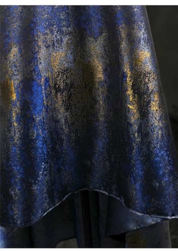 XMTXZYM 2 Meter Double Side Irregular Texture Brocade Jacquard Fabric for Ethnic Handmade DIY Dress Fabric