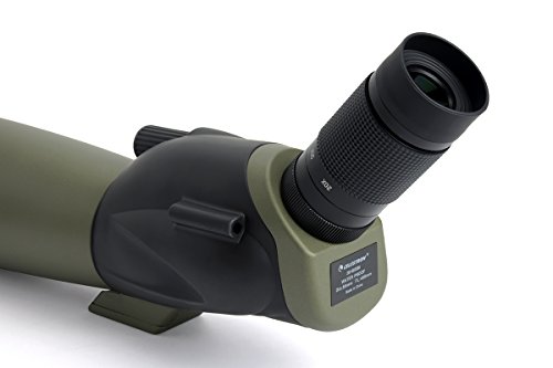 Celestron – Ultima 80 Angled Spotting Scope – 20-60x Zoom Eyepiece – Multi-coated Optics for Bird Watching, Wildlife, Scenery and Hunting – Waterproof and Fogproof – Includes Soft Carrying Case