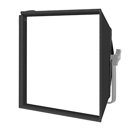 GVM Foldable Softbox Diffuser with Grid Beehive for RGB 800D/560AS/480LS Series LED Video Light, 1 Pack, Suitable for Studio Lighting, Portrait Photography, Video Lighting, Led Panel, 11"x11"