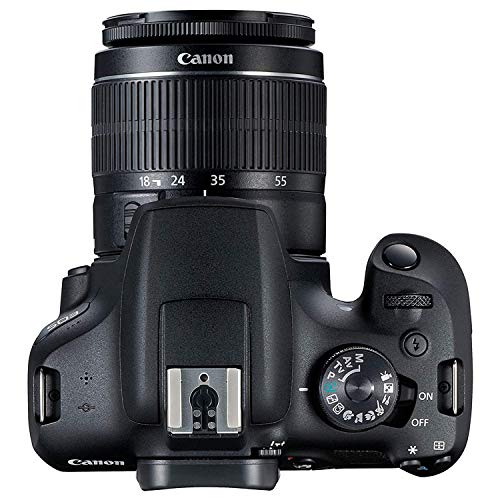 Canon EOS 2000D (Rebel T7) DSLR Camera Bundle with 18-55mm Lens | Built-in Wi-Fi|24.1 MP CMOS Sensor | |DIGIC 4+ Image Processor and Full HD Videos + 64GB Memory(17pcs)