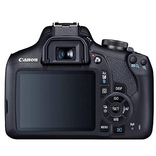 Canon EOS 2000D (Rebel T7) DSLR Camera Bundle with 18-55mm Lens | Built-in Wi-Fi|24.1 MP CMOS Sensor | |DIGIC 4+ Image Processor and Full HD Videos + 64GB Memory(17pcs)