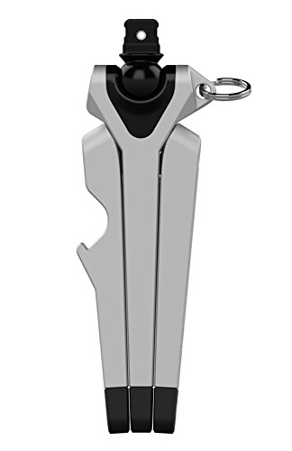 Kenu Stance Mini Tripod Stand - Pocket-Sized Portable Cell Phone Holder for iPhones - Phone Stand for Desk - Compact Keyring Accessory with Bottle Opener - Fits Latest iPhones