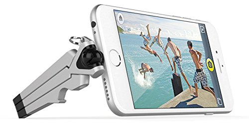 Kenu Stance Mini Tripod Stand - Pocket-Sized Portable Cell Phone Holder for iPhones - Phone Stand for Desk - Compact Keyring Accessory with Bottle Opener - Fits Latest iPhones
