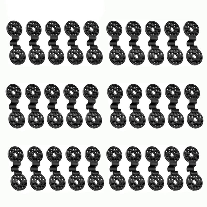 UEUORF Shade Cloth Plastic Clips,30 PCS Plastic Sunshade Clips Shade Netting Attachment and Placement for Sun Shade Net,Garden Netting,Shade Netting,Shade Fabric Accessories (30PCS)