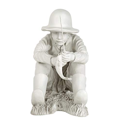 Design Toscano Gone Fishing Fisherman Statue
