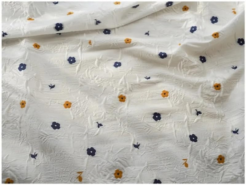 XMTXZYM 2 Meter Embossed Jacquard Fabric Women's Dress DIY Sewing Fabric