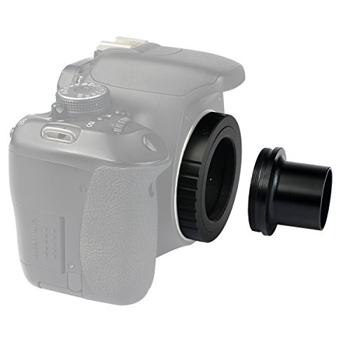 SVBONY T2 T Ring Adapter, Metal 1.25 inch Telescope Accessory, Compatible for Canon EOS Cameras Photography Dedicated CA1 Sleeve Extended Cylinder for Telescope
