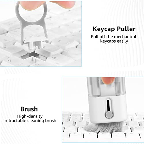 Electronic Cleaner Kit, 6 in 1 Keyboard Cleaner Kit for Airpod Earbud Bluetooth Earphones,Laptop Cleaner Brush,Multifunctional Electronic Cleaning Kit for Laptop Phone Watch iPad Camera PC Monitor