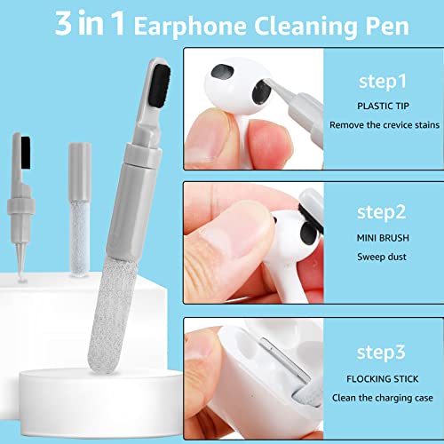 Electronic Cleaner Kit, 6 in 1 Keyboard Cleaner Kit for Airpod Earbud Bluetooth Earphones,Laptop Cleaner Brush,Multifunctional Electronic Cleaning Kit for Laptop Phone Watch iPad Camera PC Monitor