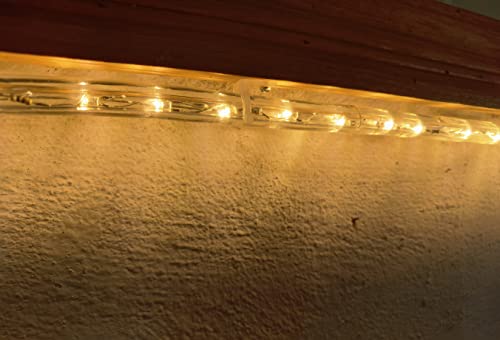 Deco String LED Rope Lights, 10M 33ft, Retro Warm White 2700K, Indoor or Outdoor, 33ft, Linkable, Perfect for Deck, Garden, Patio, Landscape Lighting, Camping, Party, Bedroom Décor, Waterproof