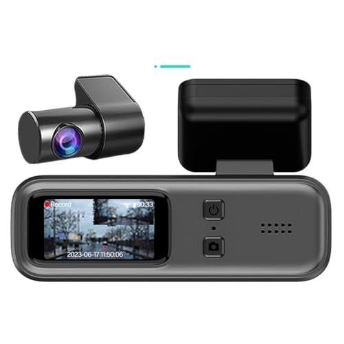 1080P FHD Dual Dash Cam, Control, Night, 170° Wide Angle, Parking Mode, for Cars