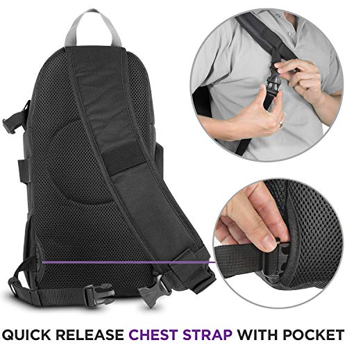 Altura Photo Camera Sling Bag DSLR Camera Bag - Camera Backpack for Canon, Nikon, Sony & GoPro Bag - Crossbody Camera Bag for Photographers - Camera Accessories Camera Bag