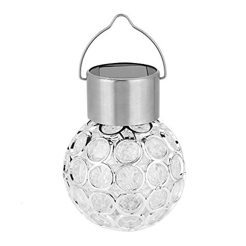 MIGONG Hanging Solar Lights, PVC Material Low Power Consumption Save Energy Outdoor Color Change LED Lamp, 8 Hours Work Time Auto Turn On and Dusk for Gardening Yard (Seven Color Change)