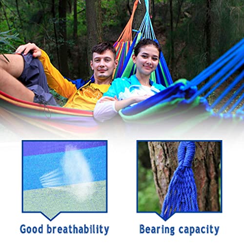 Vnewone Hammock with Stand 2 Person Heavy Duty Portable Hammock Stand with 9 FT Space Saving Steel StandĀ Portable Carrying Case Weather-Resistant Finish for Outdoor or Indoor Patio Backyard Garden