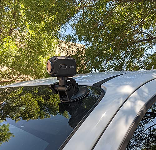 Panavise ActionGrip 13101 Shorty Suction Cup Camera Mount (Matte Black)