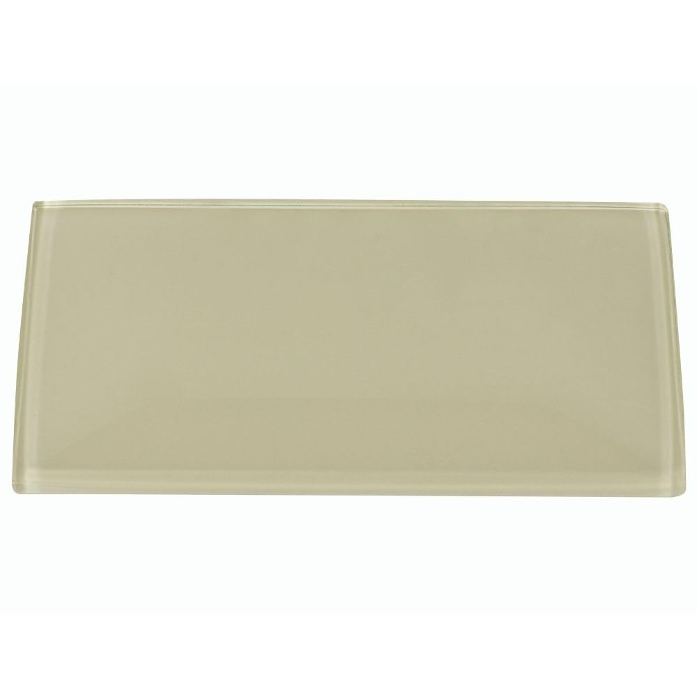 The Tile Life Urban 3" x 6" Glass Subway Tile for Kitchen Backsplash, Bathroom Wall and Shower Wall