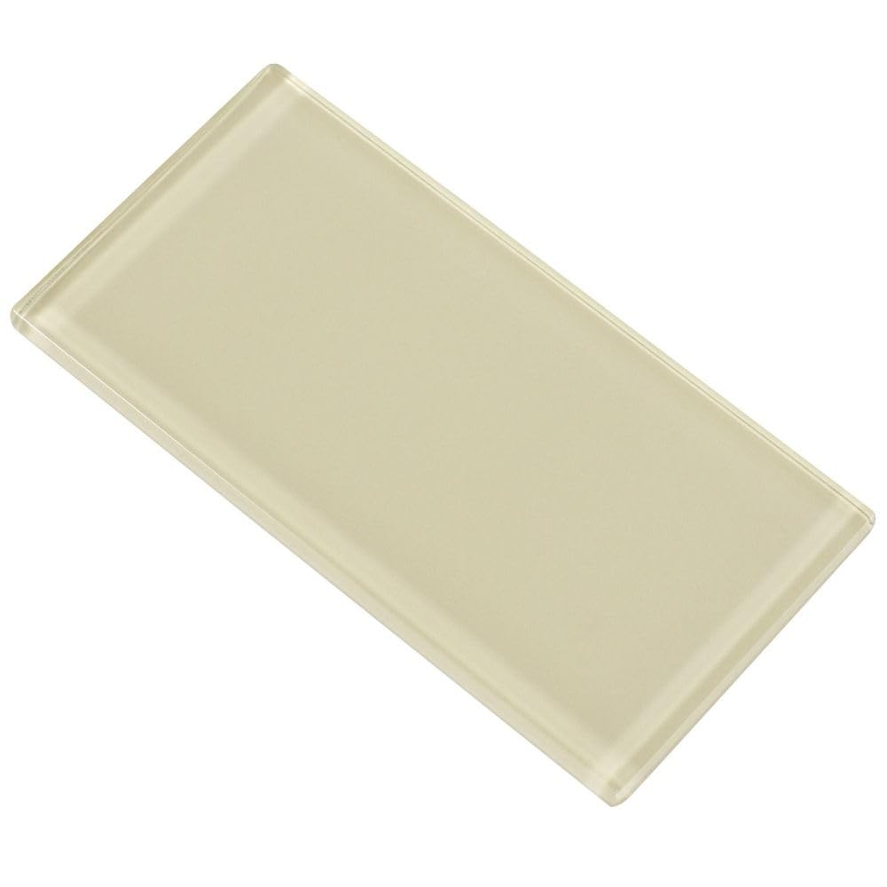 The Tile Life Urban 3" x 6" Glass Subway Tile for Kitchen Backsplash, Bathroom Wall and Shower Wall