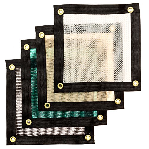 Be Cool Solutions 70% Black Outdoor Sun Shade Canopy: UV Protection Shade Cloth| Lightweight, Easy Setup Mesh Canopy Cover with Grommets| Sturdy, Durable Shade Fabric for Garden, Patio & Porch 12'x20'