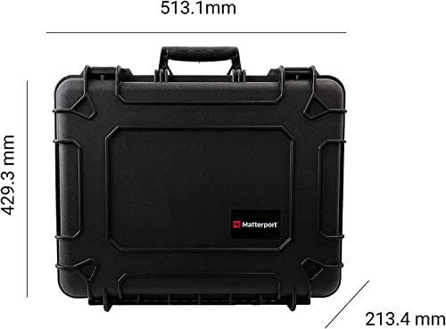 Matterport Pro2 Camera Travel Small Hard Case Bundle - High Precision 360 Virtual Tours, 4K Photography, 3D Mapping, & Digital Surveys - Includes Pro2 Camera, Tripod, Clamp, and 20” Portable Hard Case