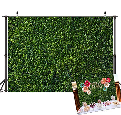 Art Studio Green Leaves Photography Backdrops Spring Nature Safari Party Decoration Outdoorsy Newborn Baby Shower Backdrop Wedding Birthday Photo Background Studio Props Booth Vinyl 7x5ft