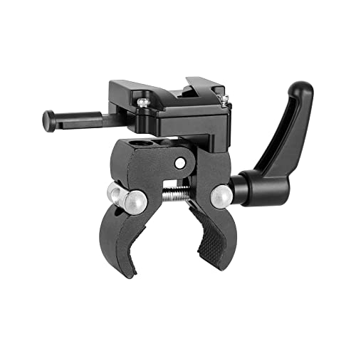 SZRIG Crab Clamp with Universal V-Lock Mount Quick Release Adapter for DSLR Camera Battery Accessory