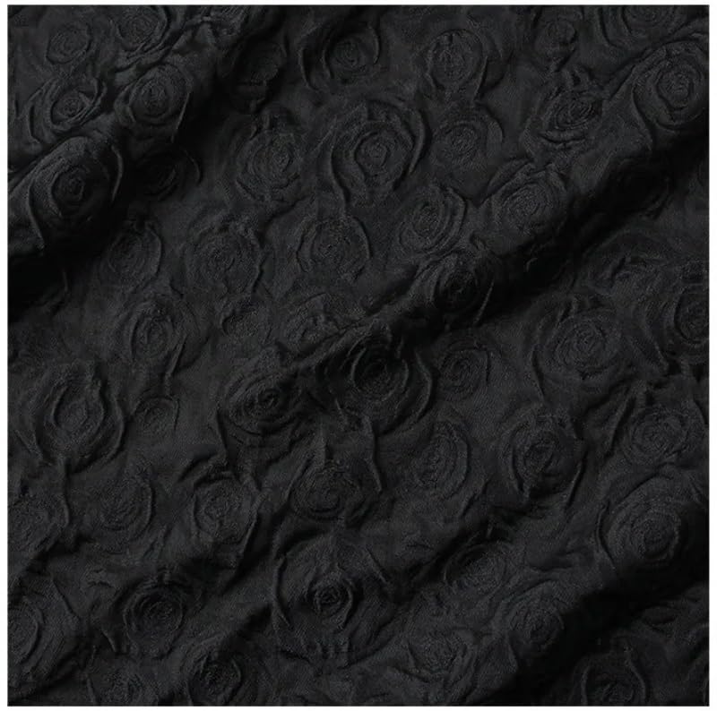XMTXZYM 2 Meter 3D Jacquard Fabric Dress Cheongsam DIY Sewing Fabric