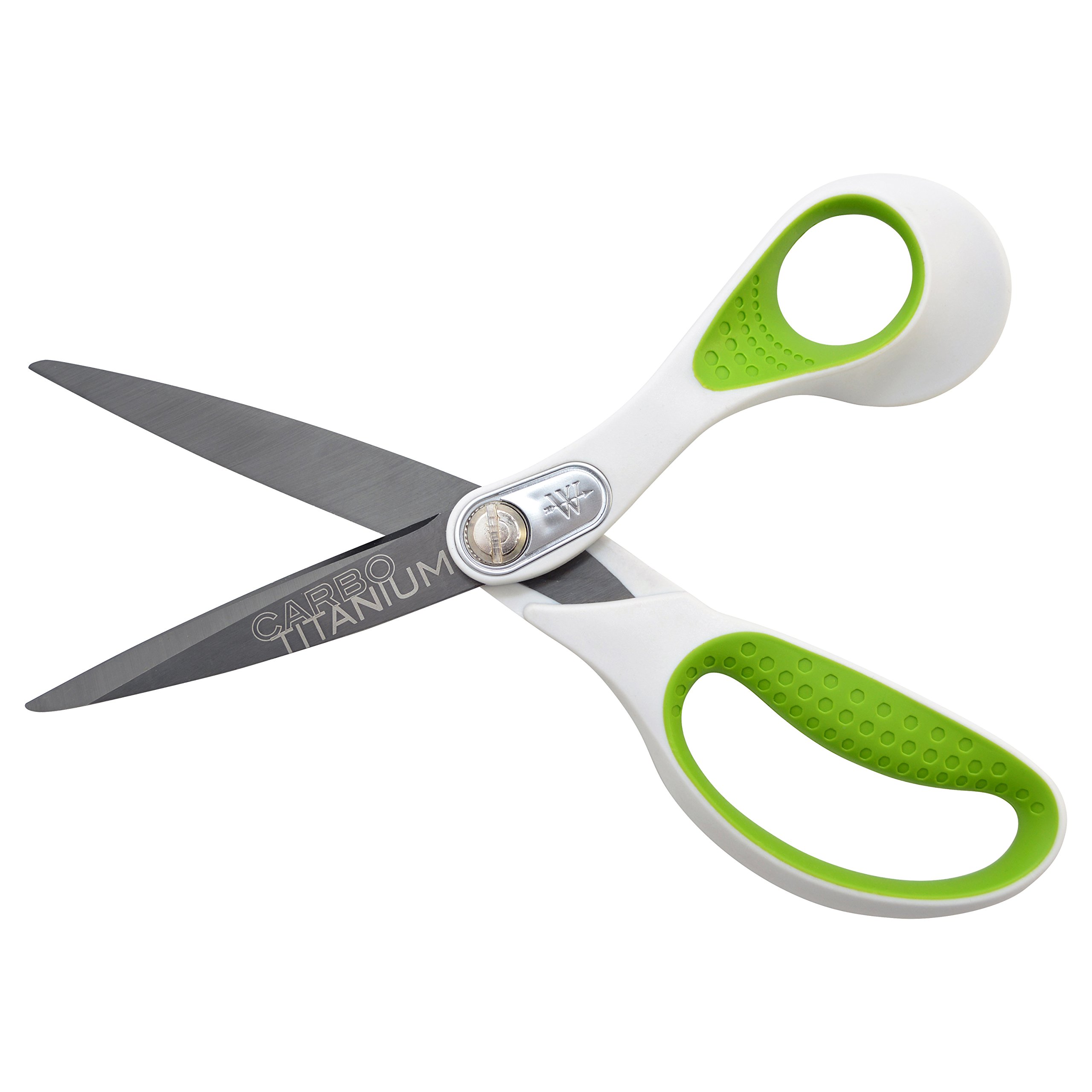 Westcott 8" Lefty Heavy Duty Carbo-Titanium Bonded Scissors, Bent (16446)