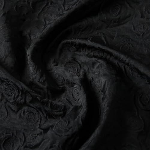 XMTXZYM 2 Meter 3D Jacquard Fabric Dress Cheongsam DIY Sewing Fabric
