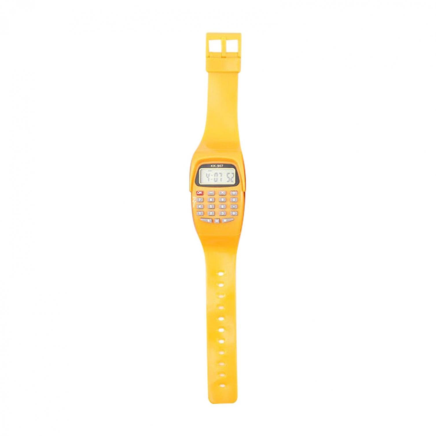 Calculator Digital Mens Watch with Resin Strap, YeLukk Financial Calculator for Students Children Office,Large Display Clearly Calculators,Easy to Used,Fashion Multi-Function Watches