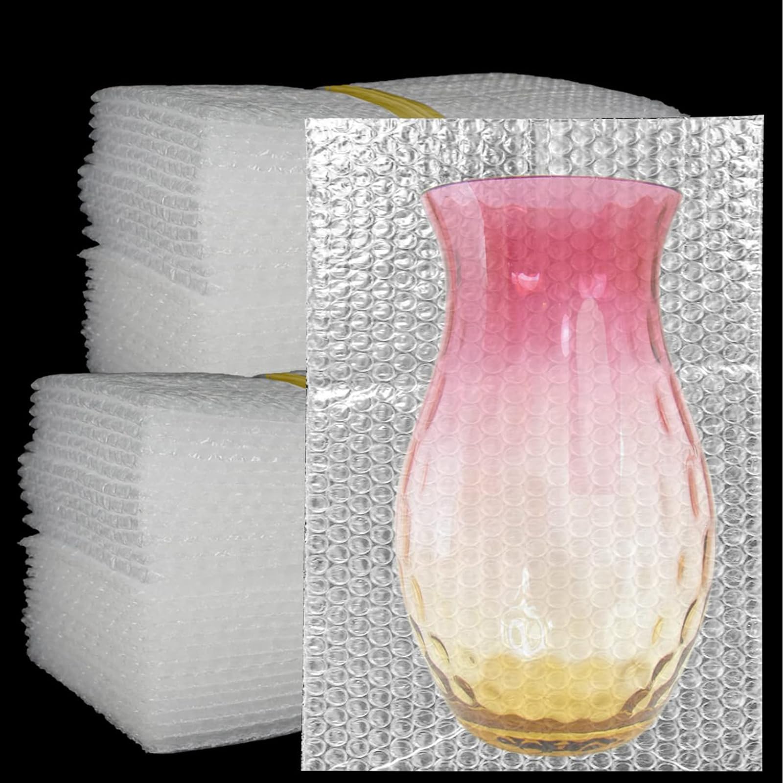 50Pcs Clear Bubble Out Bags, 12āx16ā Bubble Pouches Bags for Shipping, Double Wall Bubble Cushioning Wrap Bags for Moving Packaging Storage Fragile China Dishes Electronic Item-Large Bubble Pouches