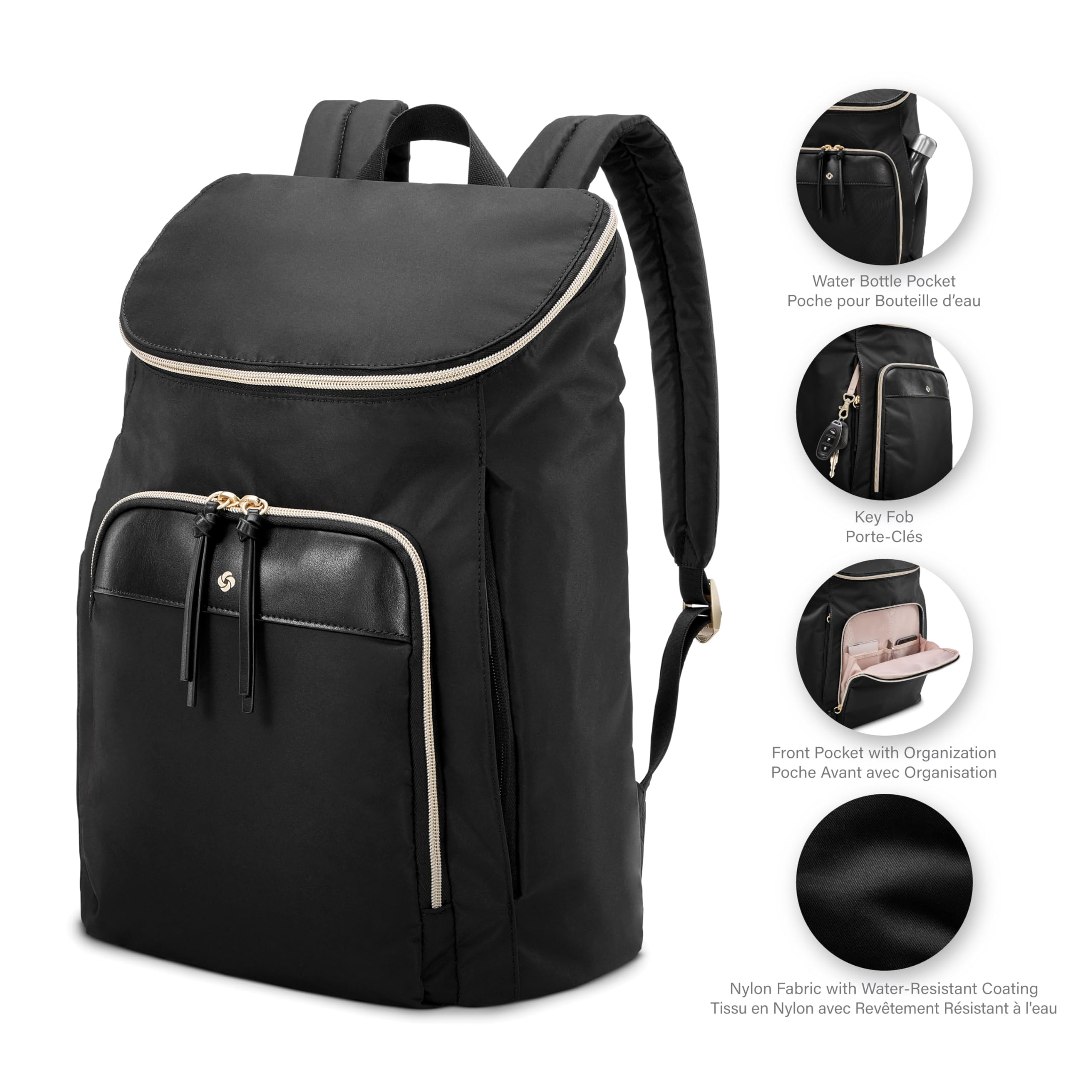Samsonite Solutions Bucket Backpack, Black