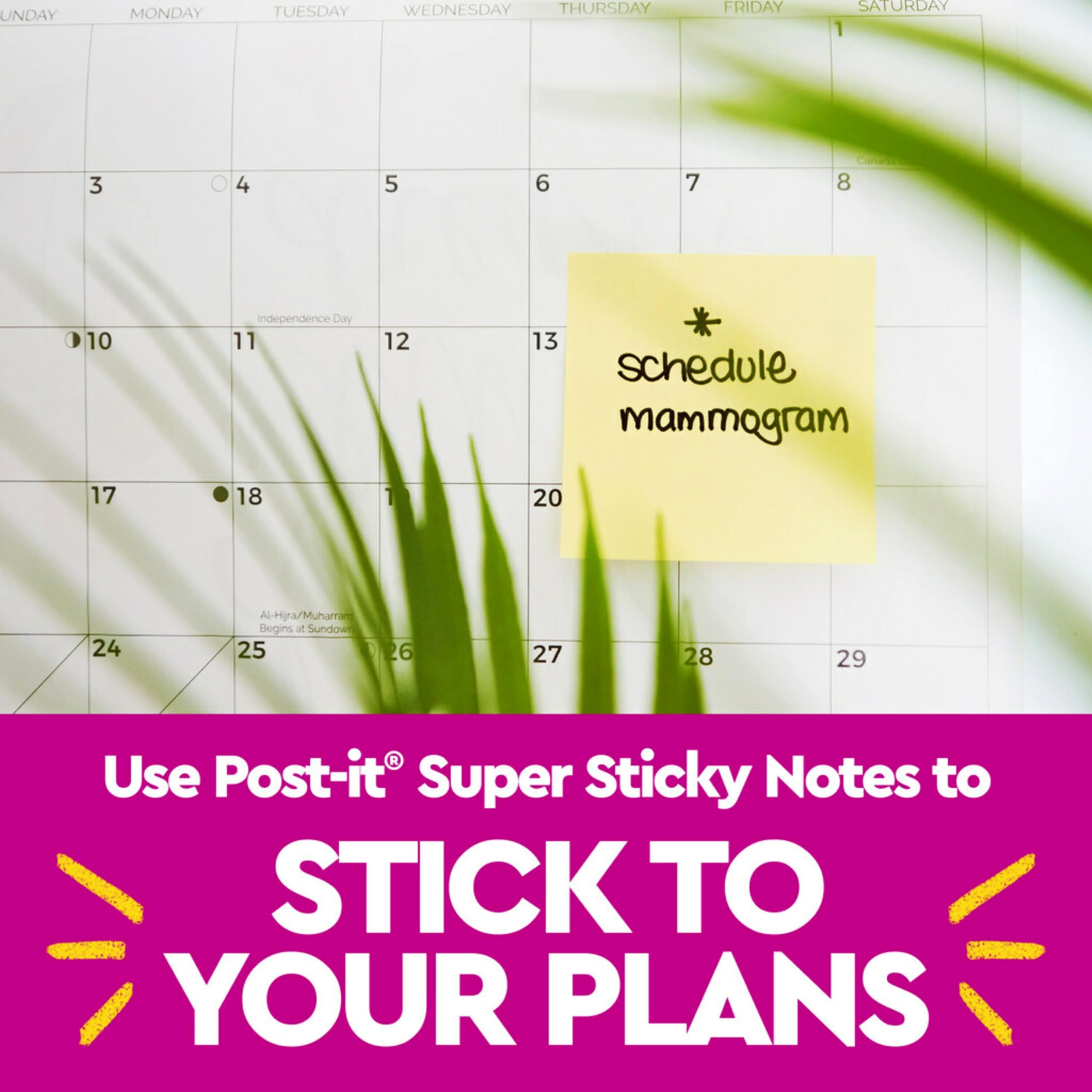 Post-it Super Sticky Pop-up Notes, 4 in x 4 in, 5 Pads, 2x the Sticking Power, Canary Yellow, Recyclable (R440-YWSS)