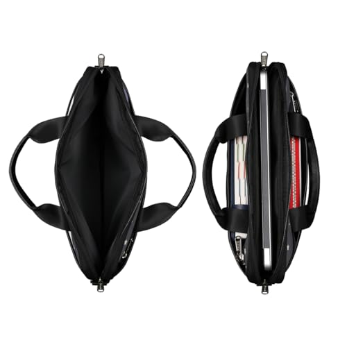 Space Ufo Rocket Laptop Computer Bag Waterproof Shoulder Messenger Bag 13-15 inch Durable Laptop Tote Bag with Shoulder Strap Handle Lightweight Crossbody Briefcase