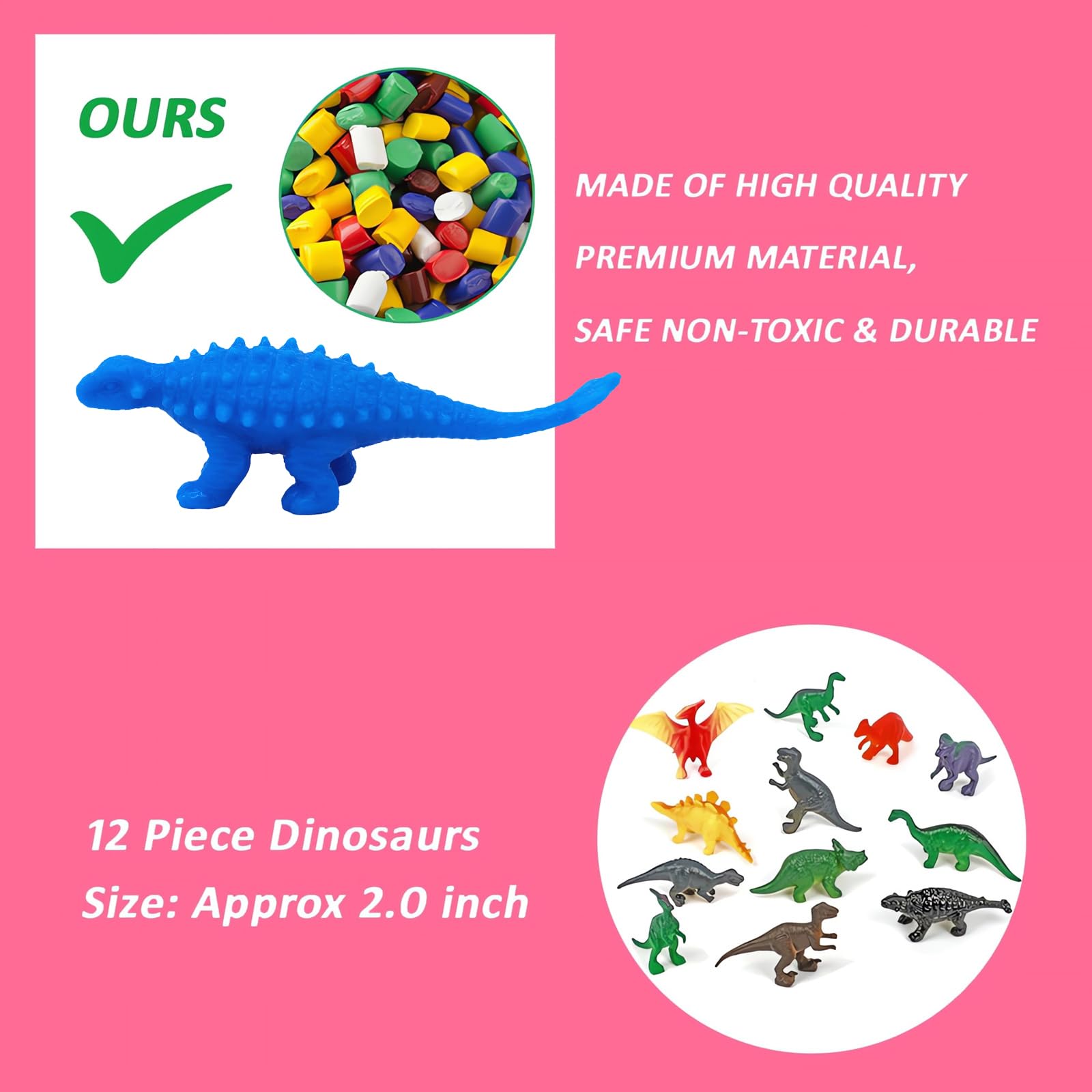 Dino Eggs Dig Kit, 12 Pack Dinosaur Eggs Excavation Science Experiments Kits for Kids 4-12, Easter Basket / Stocking Stuffers, Toys for 3+ 4 5 6 7 8 9 10 Year Old Boys Girl