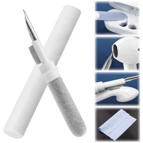 Cleaner Kit for Airpods - Earbud Cleaning Kit, 3 in 1 Compact Portable Multifunctional Cleaning Kit - for Cleaning Bluetooth Headsets, Cameras, Mobile Phones, Tablets
