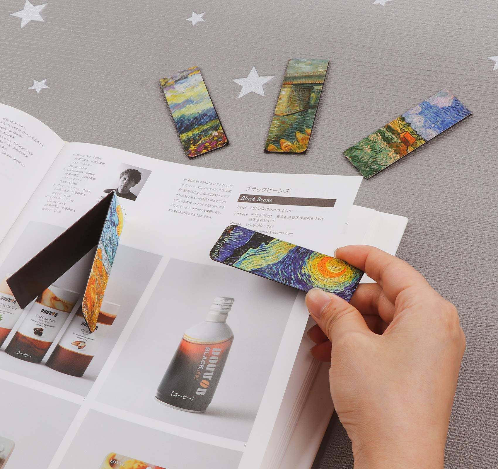 Magnetic Bookmarks 14Pcs Book Mark 3.1ββ Page Magnetic Markers with Magnet Book Markers Page Clip for Students Teachers School Home Office Reading Supplies