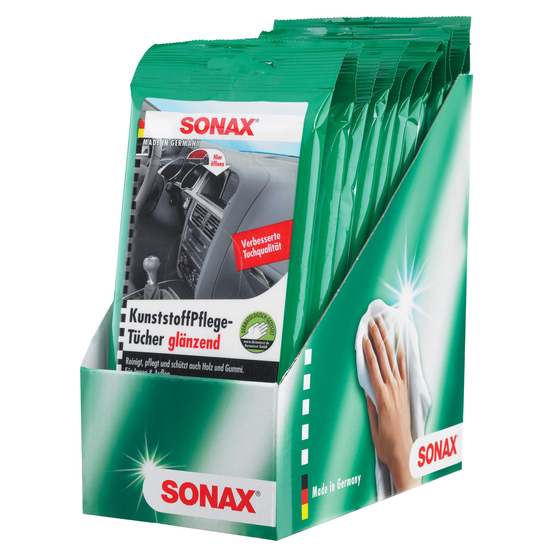 SONAX 04151000 Plastic Care Towelettes